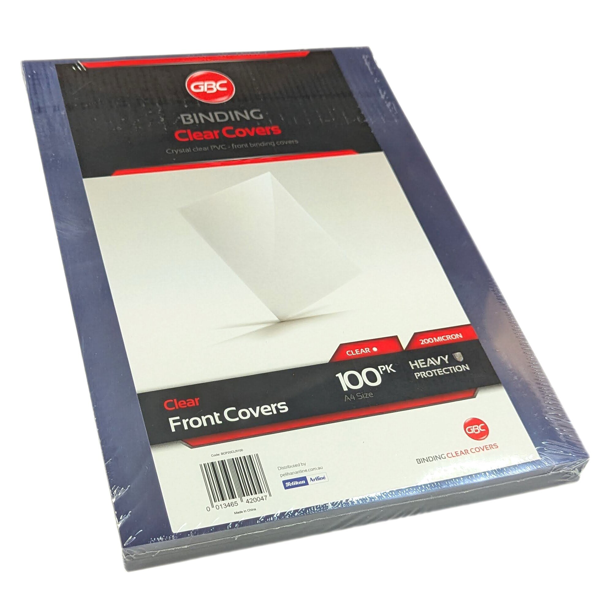A4 Clear Binding Covers 200 Micron (Pkt 100) - $12.54 : BTI Office Products