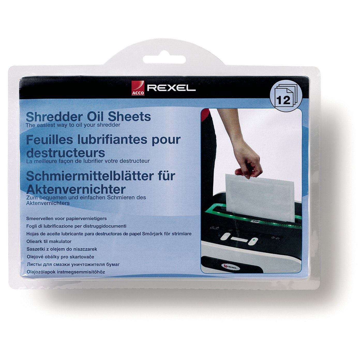 Rexel Shredder Oil Sheets (Pkt of 12) - $38.50 : BTI Office Products