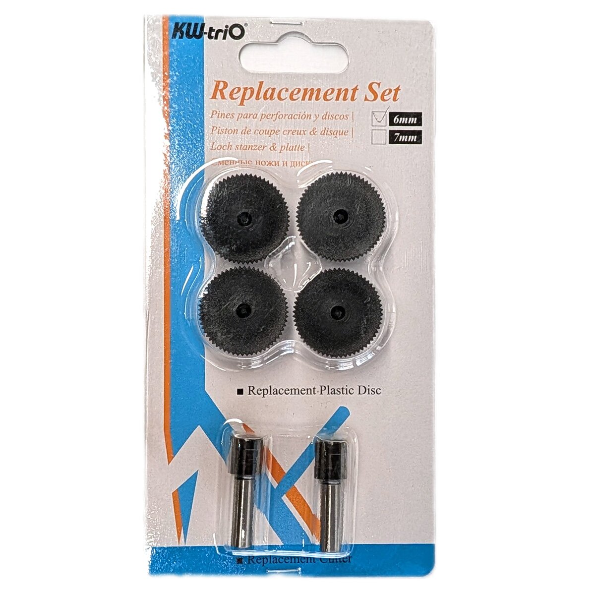 Trio Power Punch Replacement Pins and Disks - 6mm Diameter - $37.18 ...